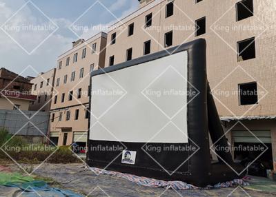 China 29 ft Large Inflatable Movie Screen / Inflatable Cinema Screen For Drive In Car for sale