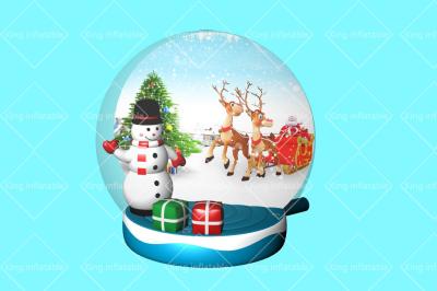 China Balão do globo da neve do Feliz Natal do rei Inflatable Advertising 3m à venda