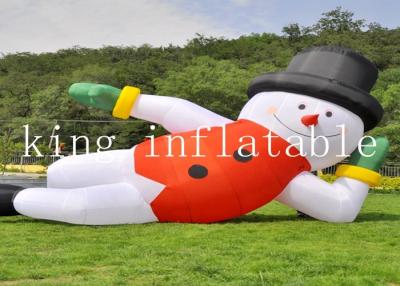 Cina Natale all'aperto di nylon Santa For Advertising gonfiabile di 210D 20ft in vendita
