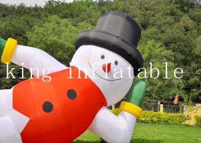 Cina Natale all'aperto di nylon Santa For Advertising gonfiabile di 210D 20ft in vendita