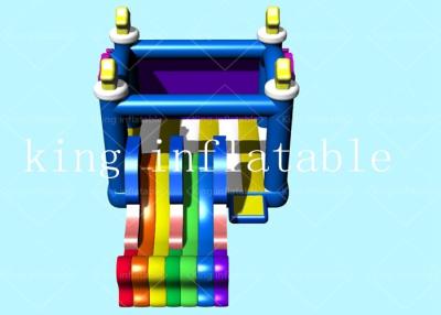 China PVC Tarpaulin OEM Unicorn Rainbow Inflatable Bouncer Castle for sale