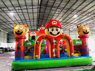 Cina Castello divertente della Camera gonfiabile di rimbalzo dei bambini con la tela cerata del PVC di Silde in vendita
