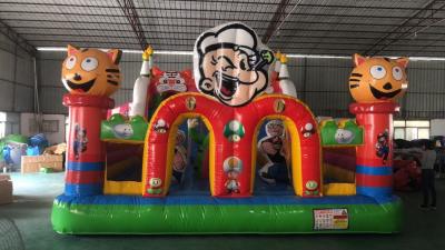 Cina Castello divertente della Camera gonfiabile di rimbalzo dei bambini con la tela cerata del PVC di Silde in vendita