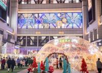 China 9m Diameter Half Dome Clear Inflatable Bubble Tent For Party for sale