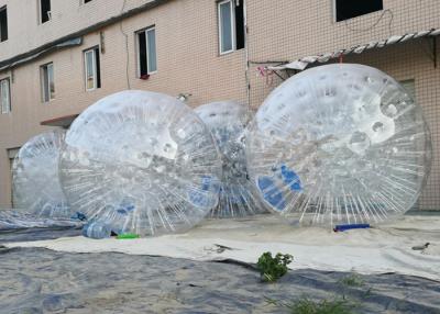 Cina palla graduata umana di galleggiamento gonfiabile del criceto del diametro di 2.7m chiara per l'adulto in vendita