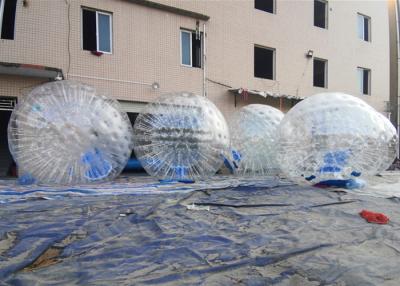 Cina palla graduata umana di galleggiamento gonfiabile del criceto del diametro di 2.7m chiara per l'adulto in vendita