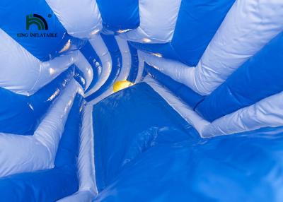Китай Крытая полоса препятствий прыжка голубой акулы 6.5x5.5m раздувная продается
