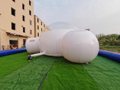 中国 トンネルの浴室が付いている半透明な6m膨脹可能な泡テント 販売のため
