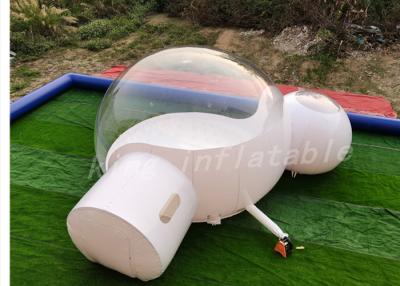 中国 トンネルの浴室が付いている半透明な6m膨脹可能な泡テント 販売のため