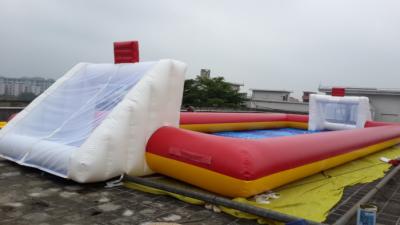 Cina Giochi gonfiabili di sport di Standar/tela cerata del PVC campo di football americano 0.55mm della tela cerata in vendita