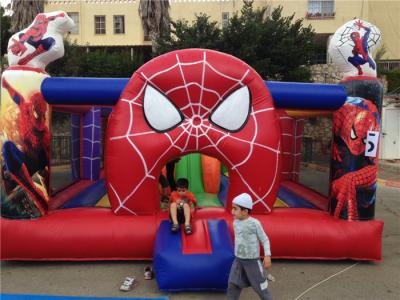 Cina Parco di divertimenti gonfiabile dello Spiderman all'aperto commerciale dei bambini per divertimento di salto in vendita