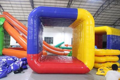 Cina Flip Inflatable Sports Games Human su misura che cammina dentro il cubo di rotolamento della terra in vendita