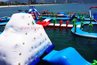 Cina Corsa ad ostacoli di galleggiamento adulta dell'acqua di esplosione di Aqua Fun Inflatable Water Parks del gioco in vendita