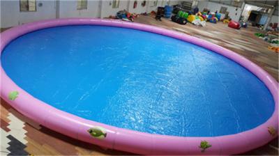 China 16mD Large Round 0.9mm PVC Tarpaulin Inflatable Swimming Pool For Outdoor Or Indoor Kid's Playing for sale
