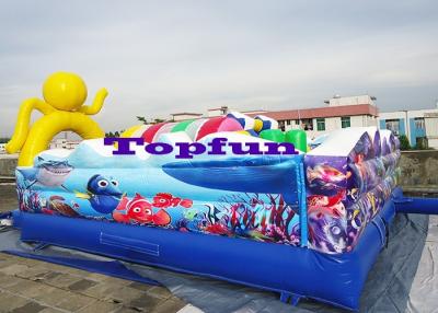 China Custom Clown Themed Inflatable Playground For Slides And Jumpers , Soft Play for sale