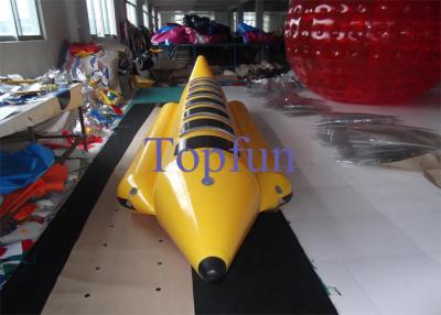 China Linha dobro ou única barco inflável da forma do barco de banana/banana com o motor para transportar do córrego à venda