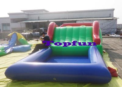 China De aangepaste Opblaasbare Hindernis van Waterparken/Opblaasbare Waterdia met Pool Te koop