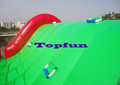 China De aangepaste Opblaasbare Hindernis van Waterparken/Opblaasbare Waterdia met Pool Te koop