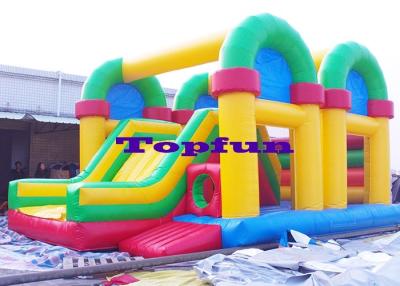 China Eco Vriendschappelijk Opblaasbaar het Springen Kasteel/Sprong rond met dia Te koop