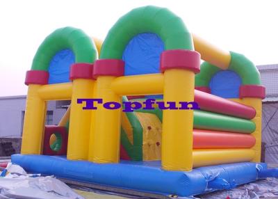 China Eco Vriendschappelijk Opblaasbaar het Springen Kasteel/Sprong rond met dia Te koop