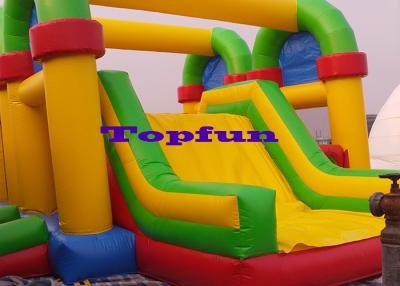 China Eco Vriendschappelijk Opblaasbaar het Springen Kasteel/Sprong rond met dia Te koop