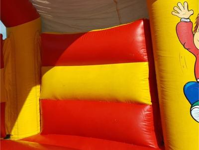 Cina Camera di salto dei buttafuori di 12ft x di 10ft del partito rosso gonfiabile del castello in vendita