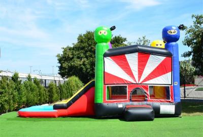 China Inflatable Pvc Jumping House Bouncy Water Slide 26x13x15ft for sale