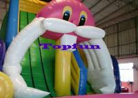 China Big White Rabbit Inflatable Water Slide for sale