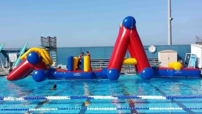 Cina Corsa ad ostacoli gonfiabile variopinta della gente del parco 10 dell'acqua del PVC in vendita