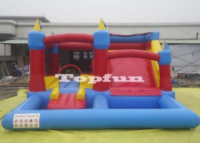 China 20ft Inflatable 4 in 1 Combo Jumping Castle Jump And Slide With Plastic Ball Pit for sale
