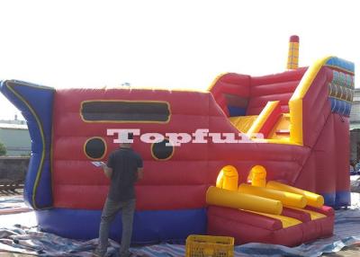 Cina il castello di salto gonfiabile di 8m rapina il galeone con la diapositiva tela cerata del PVC da 0,55 millimetri in vendita