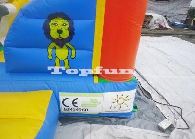 Cina buttafuori animali di salto gonfiabili del castello 16feet con gli ostacoli per il colpo di Biff N in vendita