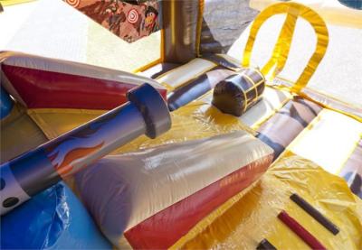 Cina castello gonfiabile dei buttafuori del pirata 420D con i cannoni dell'aria in vendita