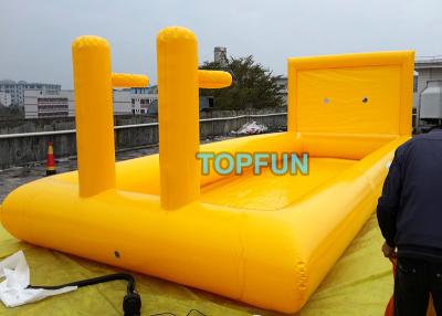 China Basketball Frame Inflatable Swimming Pools 10 x 4m Dimensions For Handle Boat for sale