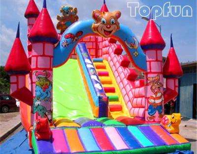 Cina Castello di salto gonfiabile sveglio della tela cerata del PVC per i bambini con materiale illustrativo Colourful in vendita