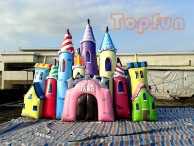 Cina Castello fantastico gigante di Cenerentola, castello di salto Colourful su misura del PVC in vendita