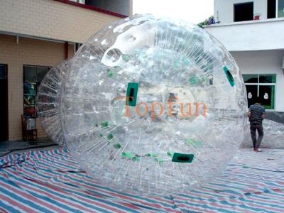 中国 耐久のプラトン ポリ塩化ビニール/TPU の透明で膨脹可能でおもちゃ大きいサッカー ボール 販売のため