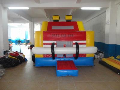Cina Castelli di salto gonfiabile della famiglia buttafuori gialli/rossi del fuoristrada di 1.5m x di 3 in vendita