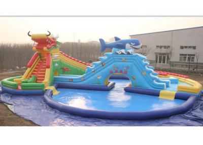 China parques infláveis exteriores da água de 25m com o encerado 0.9mm do PVC de Plato à venda