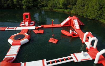 China 53*47m Inflatable Water Park Jumper Sport Games 210 Person Capacity for sale