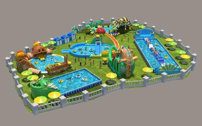 Cina Campi da giuoco combinati del parco gonfiabile dell'acqua degli adulti e dei bambini in vendita