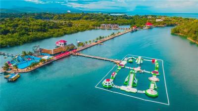 Cina L'acqua degli adulti salta la corsa ad ostacoli dei giochi del parco dell'acqua di Infaltable in vendita