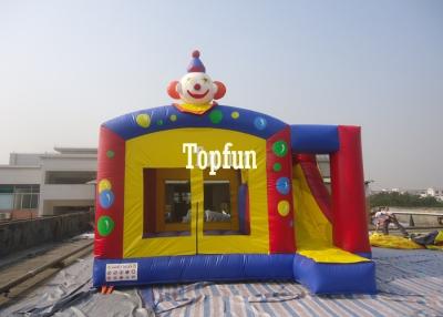 China Het verbazende Clown Opblaasbare het Springen Huis en de Dia van Kasteelboucy voor Vermaak Te koop