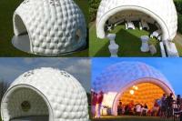China Customized White Inflatable Bubble Dome Event Tent For Party for sale