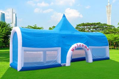 China Grande barraca inflável azul do evento do PVC para a propaganda comercial à venda