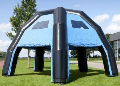 China Prenda impermeable azul negra comercial de la tienda inflable del acontecimiento de Adverstisment en venta