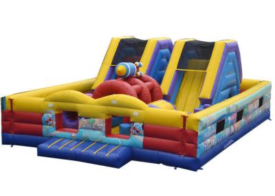 China Rocket Inflatable Fun Obstacle Course, Unterhaltungs-Hindernislauf zu verkaufen