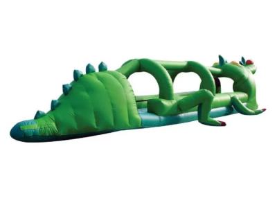 China Van de de Spelenmisstap N van het krokodil de Opblaasbare Water Dia van het de Diawater Te koop