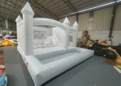Van de het Kasteeldia van koningsinflatable white bounce van de Balpit combo jumper bouncy house de Decoratie die van de het Huwelijkspartij Bed springen