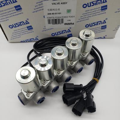 China 206-60-51101 Magnetventil-Zus 2066051101 für KOMATSU PC200-6 PC300-6 PC400-6 zu verkaufen